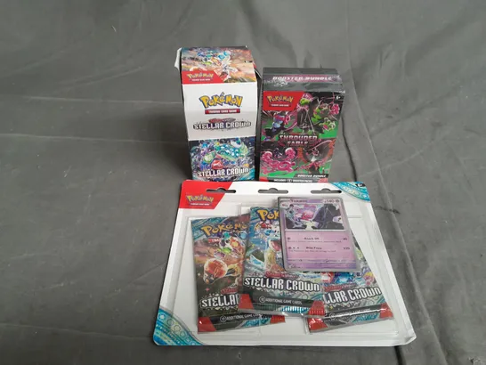 Lot 7364: 3 ASSORTED POKEMON TRADING CARD GAMES TO INCLUDE SCARLET ...