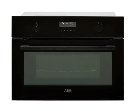 Lot 71: AEG 8000 COMBIQUICK KMK565060B BUILT IN COMPACT ELECTRIC SINGLE ...