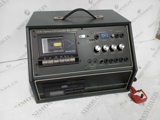 Lot 7028: COOMBER 2241 STEREO CD CASSETTE RECORDER - 4373187 | Simon ...