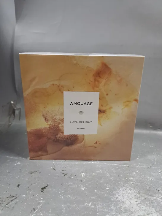 Lot 4908: BOXED AND SEALED AMOUGE LOVE DELIGHT WOMAN BY PASCAL GAURIN EAU DE PARFUM 100ML ...