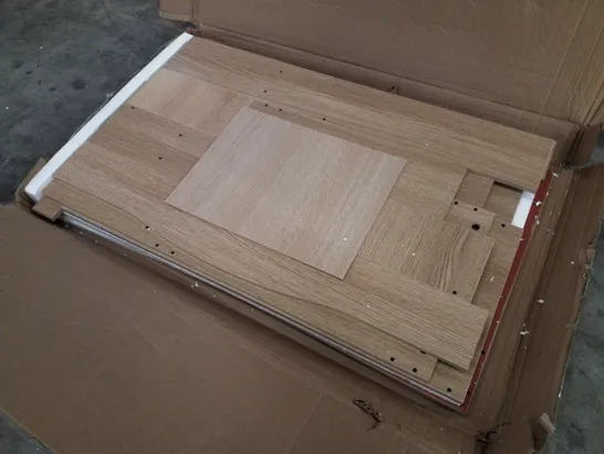 Lot 2014: BOXED DESK WITH STORAGE - 5035925 | Simon Charles Auctioneers