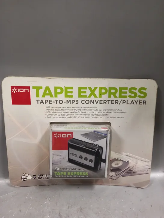 Lot 5441: BOXED ION TAPE EXPRESS TAPE-TO-MP3 CONVERTER/PLAYER - 4935028 ...