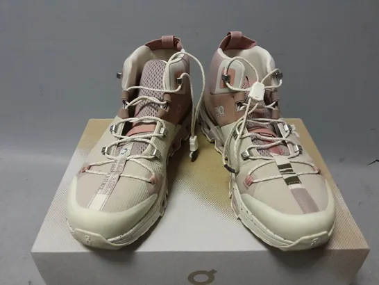 Lot 2205: BOXED PAIR OF ON CLOUDTRAX TRAINERS IN ROSE/IVORY - UK 5.5 ...