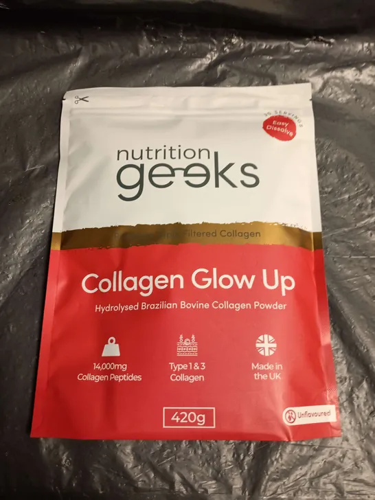 Lot 3274: NUTRITION GEEKS COLLAGEN GLOW UP – HYDROLYSED BRAZILIAN ...