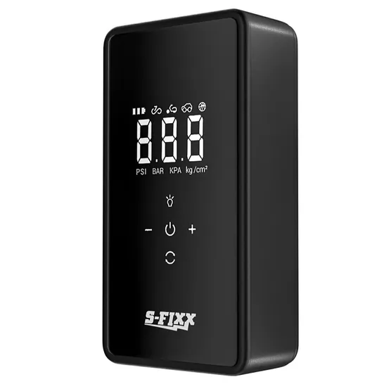 Lot 4332: SFIXX RECHARGEABLE AND CORDLESS AIR COMPRESSOR & AIR PUMP ...