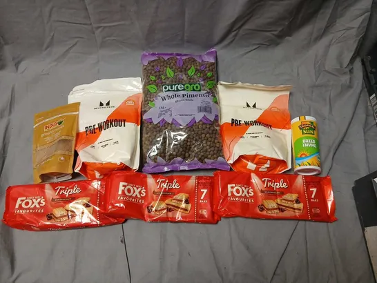 Lot 7140: NINE ASSORTED PRODUCTS TO INCLUDE; PURE GRO WHOLE PIMENTO ALL ...