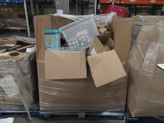 Lot 511: PALLET OF ASSORTED ITEMS INCLUDING: SCOVILLE PANS, CHRISTMAS ...