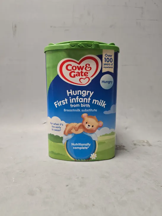 Lot 3730: COW & GATE HUNGRY FIRST INFANT MILK FROM BIRTH 800G - 5265636 ...