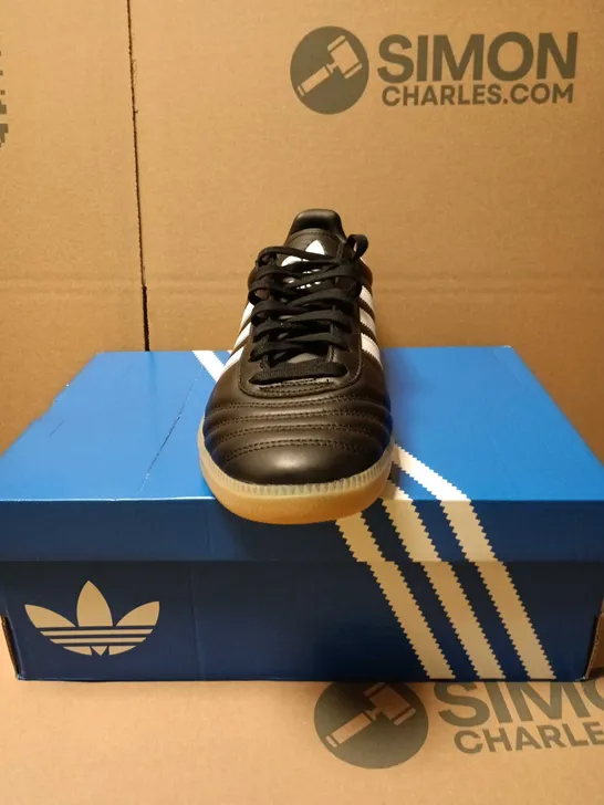 Lot 22: ADIDAS SAMBA JP TRAINERS – BLACK, WHITE 3-STRIPES, UK 10 (US 10 ...
