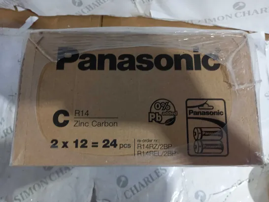 Lot 3011: APPROXIMATELY 5 PACKS OF PANASONIC R14 ZINC CARBON BATTERIES ...