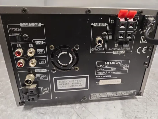 Lot 6453: HITACHI AX-M5 DECK/CD RECEIVER - 5093098 | Simon Charles ...