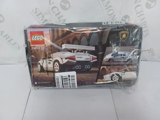 Lot 7068: LEGO SPEED CHAMPIONS LAMBORGHINI COUNTACH SET 76908 RRP £20 ...