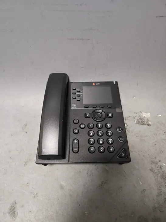 Lot 9003: BOXED POLYCOM VVX 350 HANDS FREE FUNCTIONALITY SYSTEM PHONE ...
