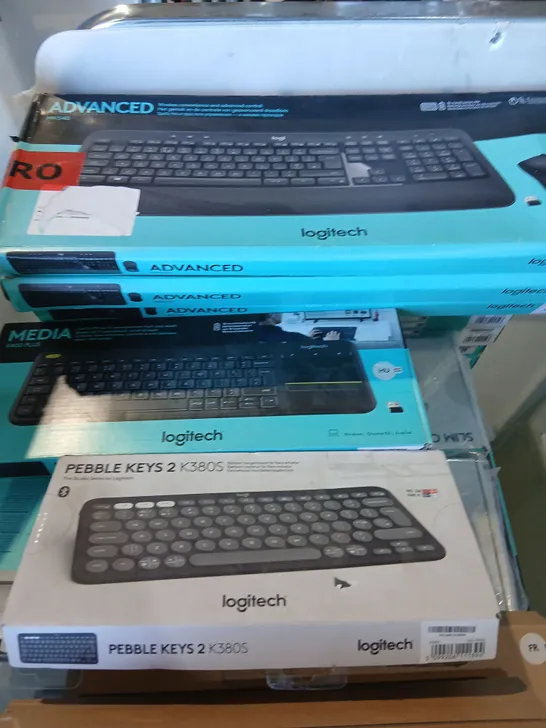 Lot 48: APPROXIMATELY 90 ASSORTED LOGITECH KEYBOARDS AND ACCESSORIES ...