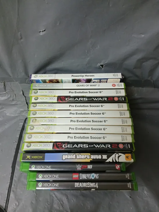 Lot 9928: APPROXIMATELY 14 VIDEO GAMES FOR XBOX ONE AND XBOX 360 TO ...
