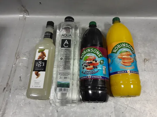 Lot 2643: ROBINSONS SQUASH, AQUA MINERAL WATER, AND ALMOND SYRUP ...