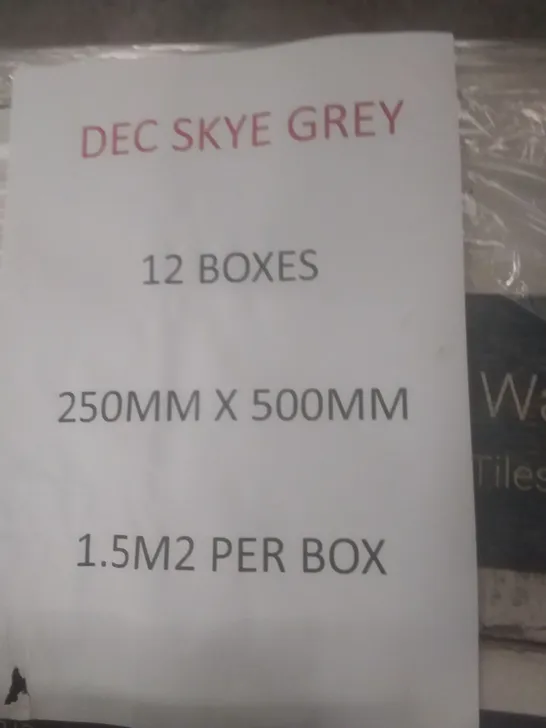 Lot 24: PALLET OF APPROXIMATELY 12 BOXES OF DEFINITIVE DEC SKYE GREY ...