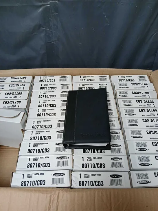 Lot 3408: APPROXIMATELY 30 CONCORD POCKET INDEX BOOK BLACK - 5104054 ...