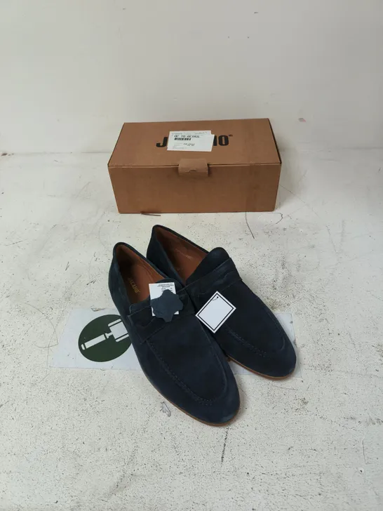 Lot 725: JACOMO MEN'S SUEDE LOAFERS - NAVY BLUE - UK 14 - 5735800 ...