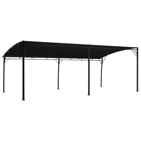 Lot 1078: BOXED AMBERVALE 3M W X 6M D FREESTANDING AWNING - ANTHRACITE ...