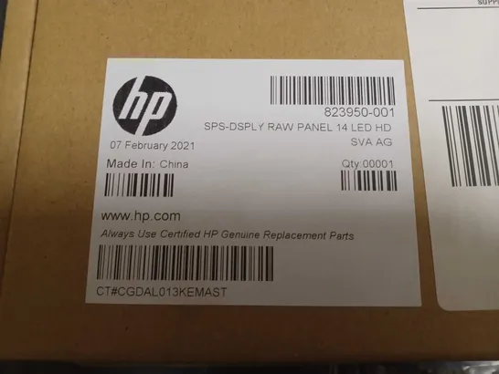 Lot 7418: HP SPS-DISPLAY RAW PANEL 14 LED HD SVA AG - 5081127 | Simon ...