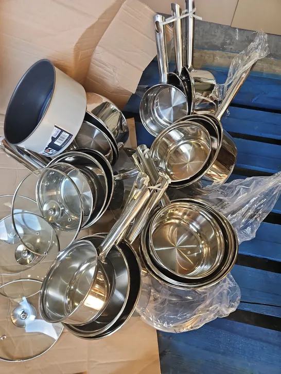 Lot 5747: BOX OF ASSORTED COOKING PANS AND LIDS / COLLECTION ONLY ...