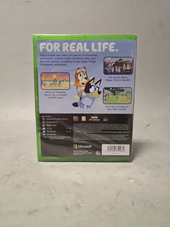 Lot 7145: SEALED XBOX SERIES X BLUEY THE VIDEO GAME - 5185980 | Simon ...