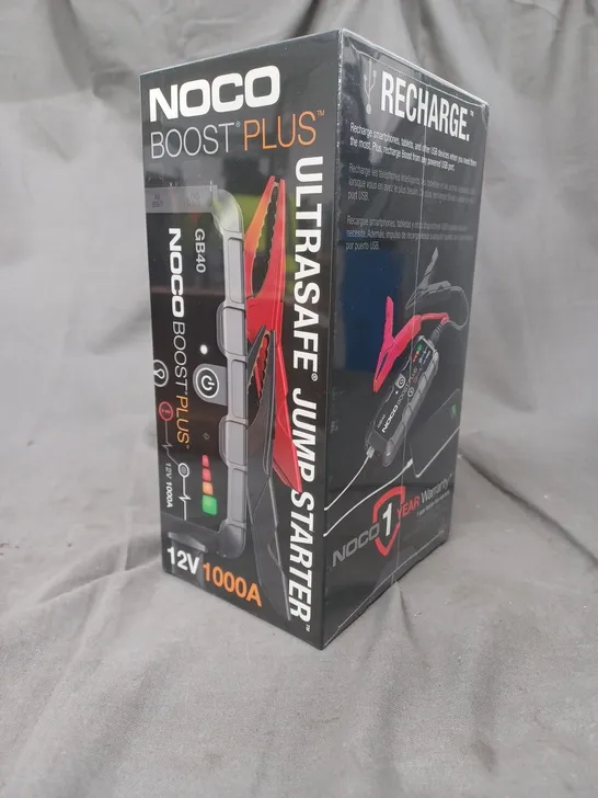 Lot 1063: BOXED SEALED NOCO BOOST PLUS 1000A JUMP STARTER - 5135538 ...