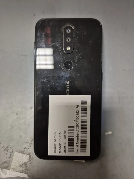 Lot 4546: NOKIA 4.2 TA-1150 BLACK - 5175981 | Simon Charles Auctioneers