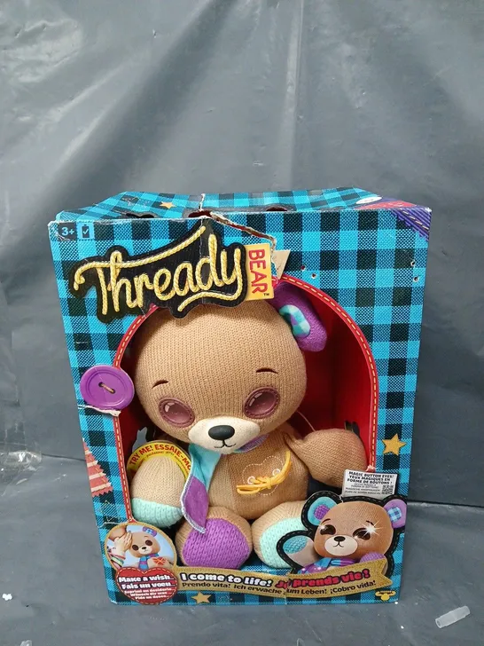 Lot 2042: THREADY BEAR INTERACTIVE TOY RRP £59.99 - 5055348 | Simon ...