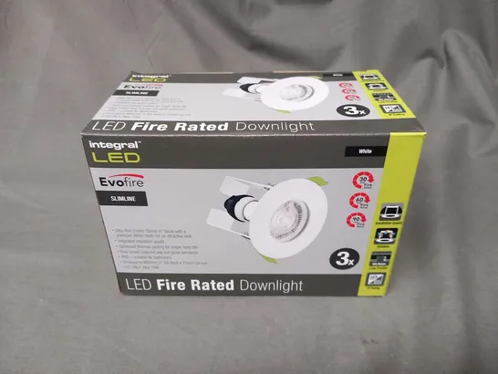 Lot 3751: APPROXIMATELY 16 BOXED EVO FIRE SLIMLINE LED FIRE RATED ...