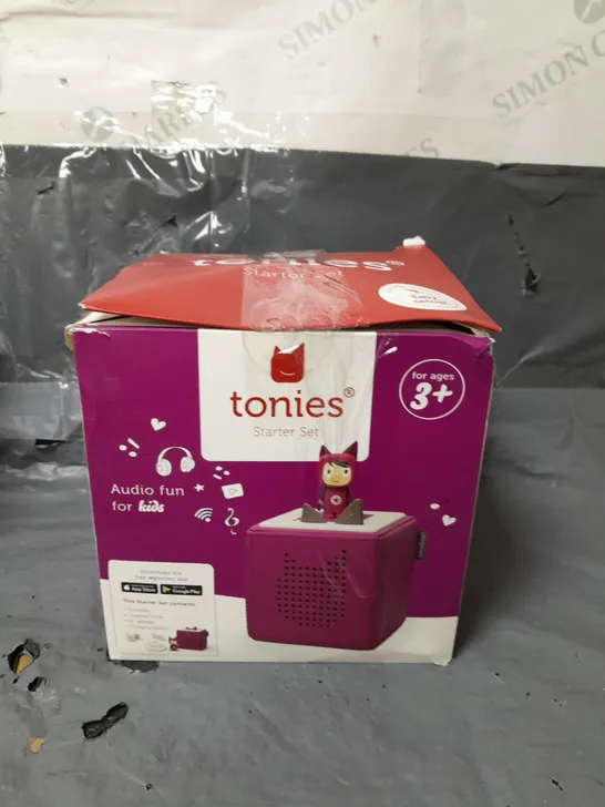 Lot 503: TONIES SPEAKER STARTER SET PURPLE - 5130035 | Simon Charles ...
