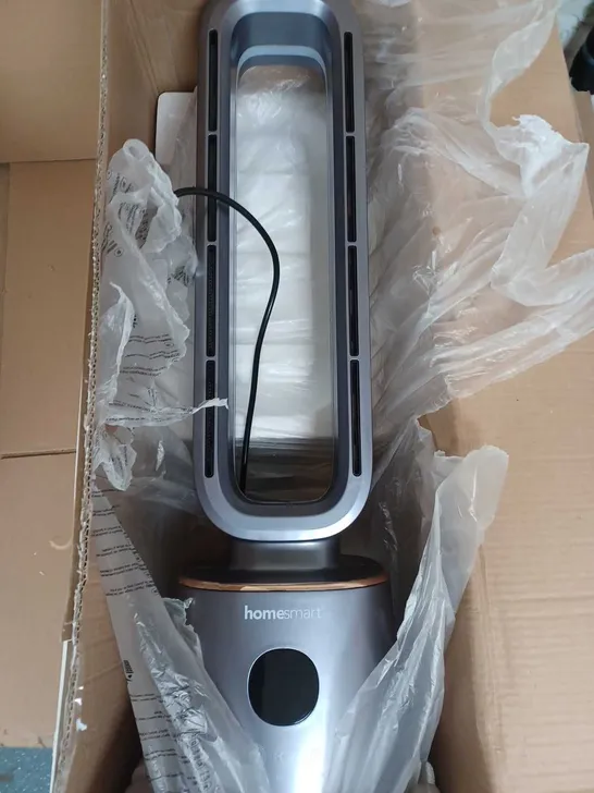 Lot 1515: BOXED HOME SMART HOT & COLD BLADELESS TOWER FAN - COLLECTION ...