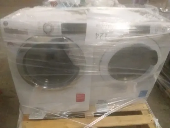 Lot 919: CANDY SMART FREE STANDING WASHING MACHINE WHITE AND HOOVER H ...