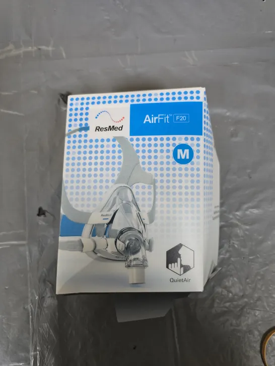 Lot 261: RESMED AIRFIT F20 FULL FACE CPAP MASK – MEDIUM (M) - 5379251 ...