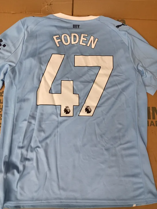Lot 3371: PUMA MANCHESTER CITY HOME JERSEY REPLICA SIZE LARGE - 5742832 ...