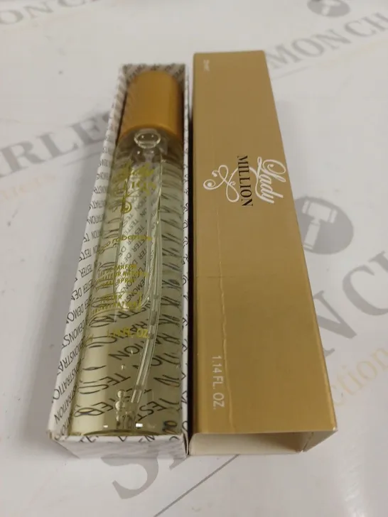 Lot 466: BOXED LADY MILLION EAU DE PARFUM 33ML - 4492637 | Simon Charles Auctioneers