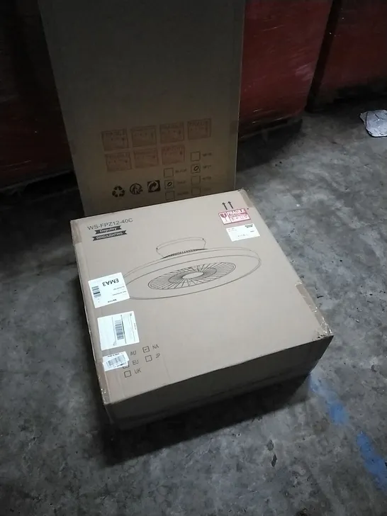 Lot 1232: PALLET OF HOUSEHOLD ITEMS TO INCLUDE FULL LENGTH MIRROR, FAN ...