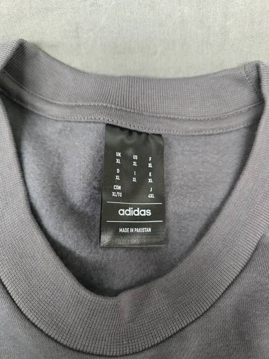 Lot 2037: ADIDAS GREY SWEATSHIRT – UK XL - 5412276 | Simon Charles ...