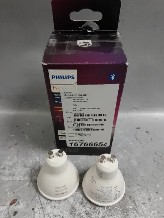 Lot 6172: BOXED PHILIPS HUE WHITE & AMBIENT LIGHT SMART BULBS - 5226956 ...