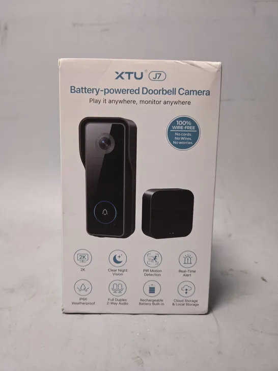 Lot 9417: BOXED XTU BATTERY POWERED DOORBELL CAMERA - 5142777 | Simon ...