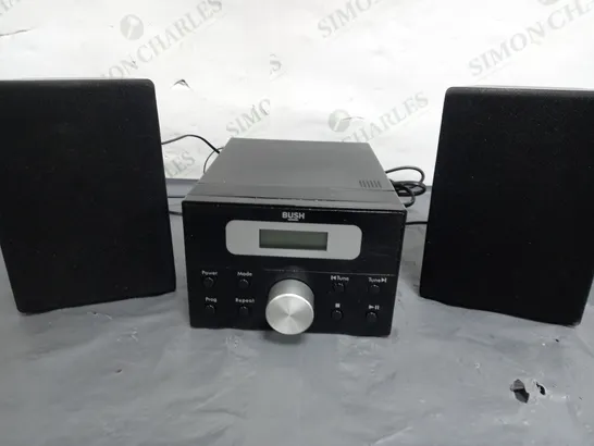 Lot 2604: BUSH CD PLAYER FM RADIO TUNER TRADITIONAL MINI MICRO HI-FI ...