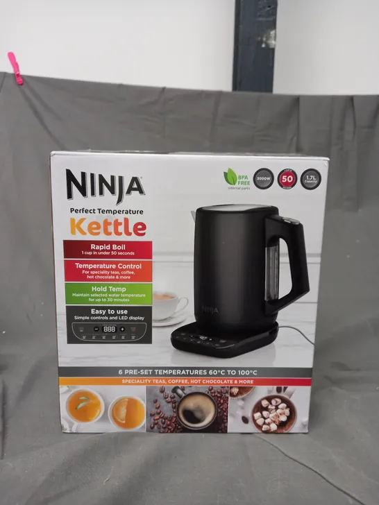 Lot 2602: BOXED NINJA PERFECT TEMPERATURE KETTLE KT200UK - 4756643 ...