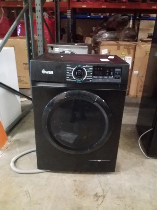 Lot 208: SWAN 8KG 1400 SPIN FREESTANDING WASHING MACHINE - BLACK ...