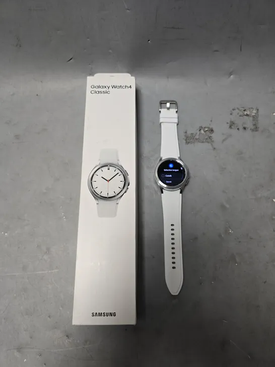 Lot 5736: BOXED SAMSUNG GALAXY WATCH 4 CLASSIC - 5255357 | Simon ...