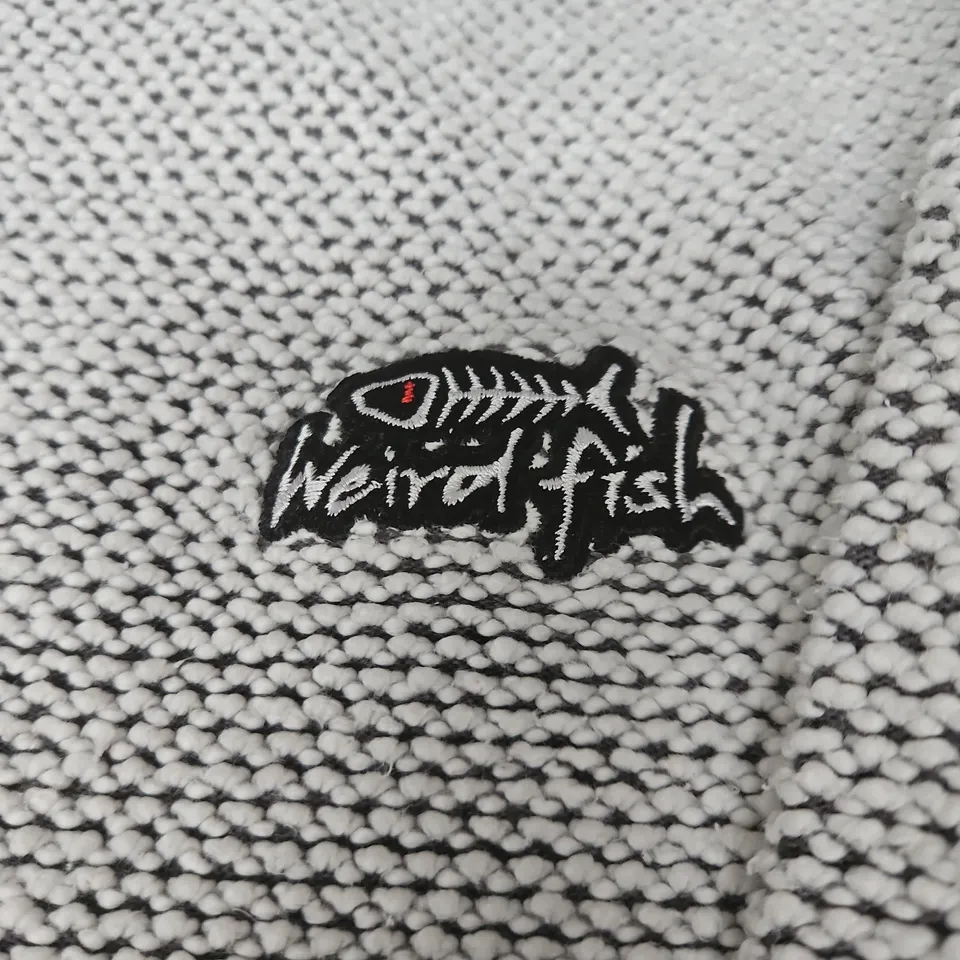 Lot 3458: WEIRD FISH GREY KNITTED JUMPER – UK L - 5487776 | Simon ...