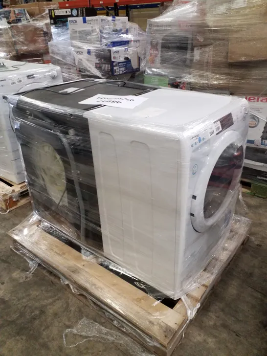 Lot 2068: CANDY SMART PRO FREESTANDING WASHING MACHINE WHITE AND HOOVER H-WASH 500 FREE STANDING ...